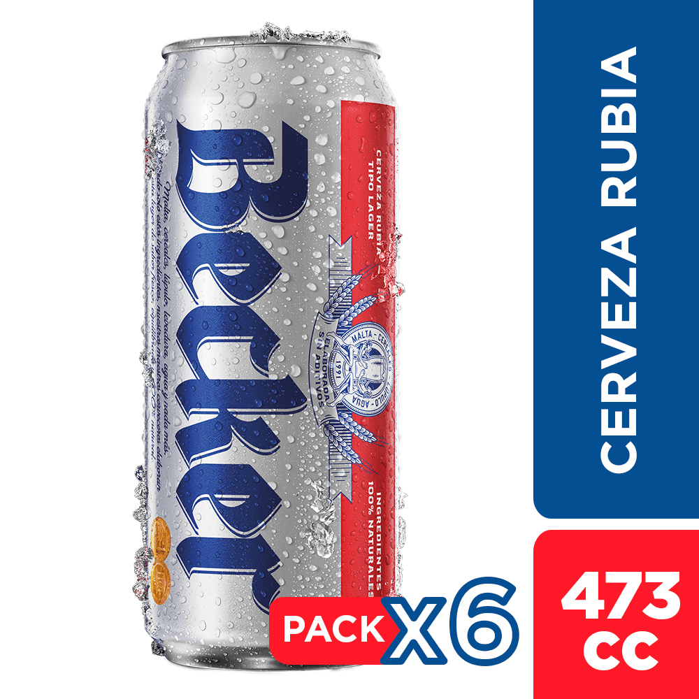 Cerveza Becker 4,5° 6 x 473 cc. - micocacola